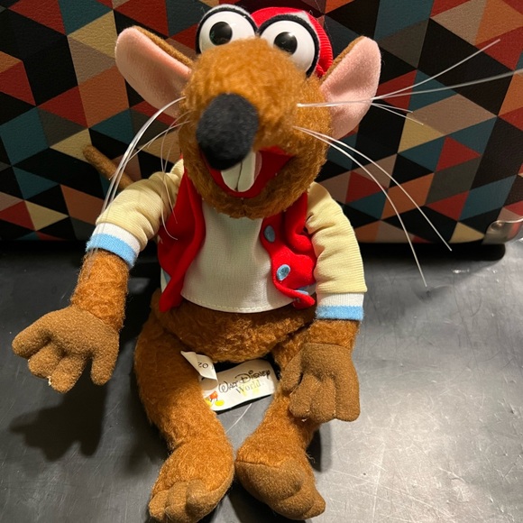 Disney | Toys | Rare Hard To Find Muppets Rizzo Plush Muppets Vision 3d ...